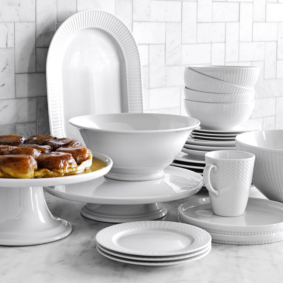 Pillivuyt Basketweave Porcelain Dinner Plate - Williams Sonoma Australia